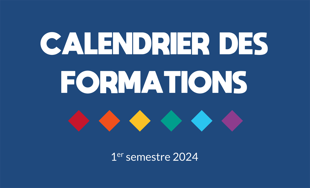 Calendrier des formations 1er trimestre 2024 - Iskis