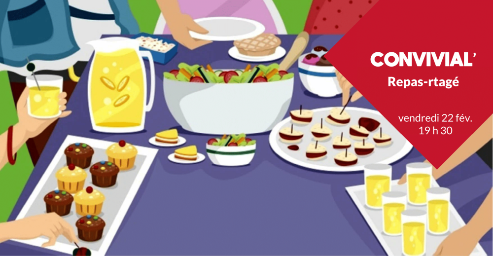 Convivial' : Repas-rtagé - Iskis