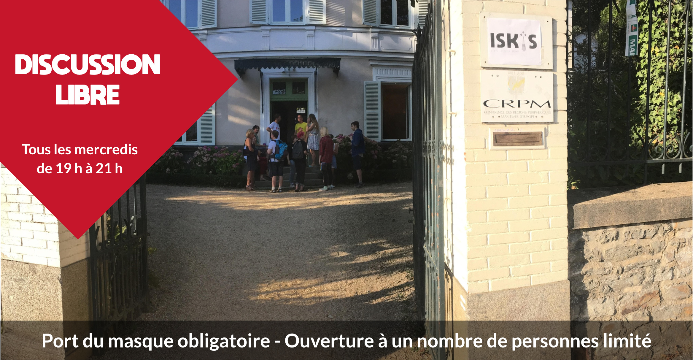 Nouveau créneau hebdomadaire : discussion libre - Iskis